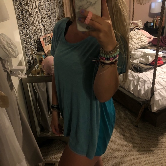 bcg | Tops | Twotoned Blue Bcg Exercise Tee | Poshmark